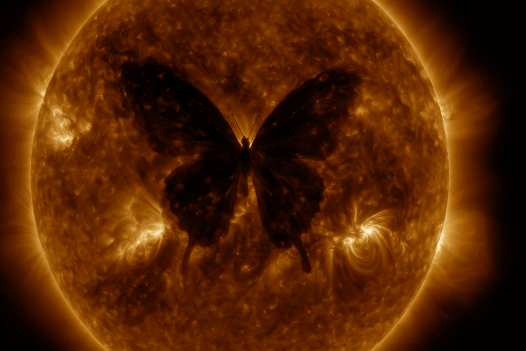 Butterfly on the Sun: Fact or Fiction?